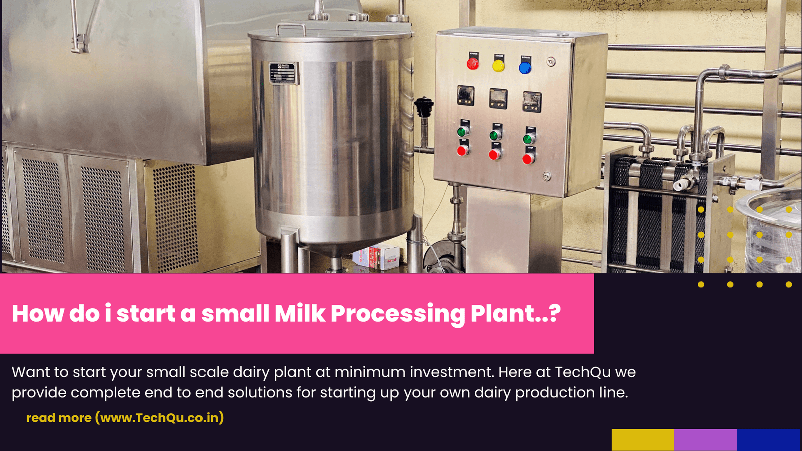 How do I Start a Milk Processing Business - TechQu